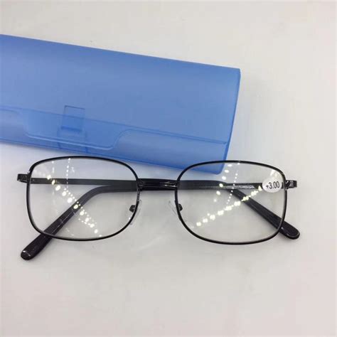 Reading Glasses Metal Frame For Unisex Free Plastic Case 168 Lazada Ph