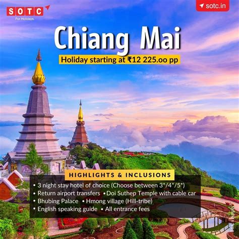 Sotc Travel Ltd On Linkedin Chiangmai Thailand Superholidaysale