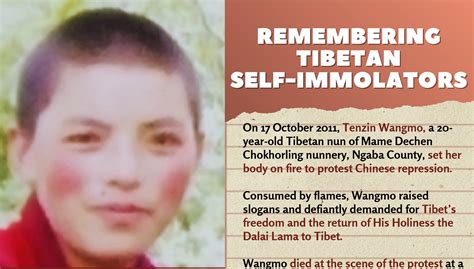 Remembering Tibetan Self Immolators Tenzin Wangmo Central Tibetan