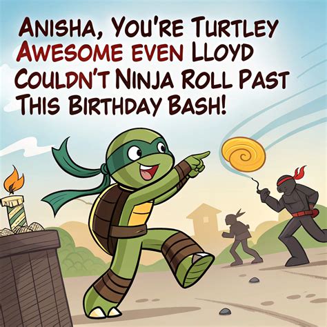 Ninjas Birthday Cards Silly Robot Cards