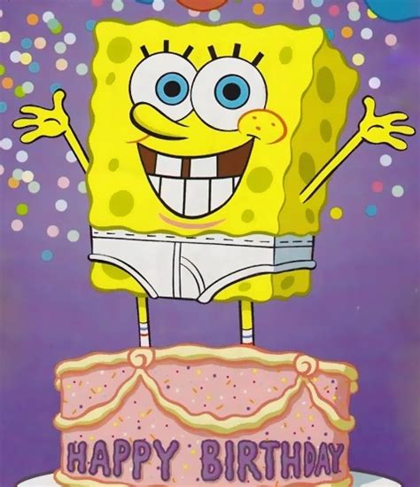 Image Happy Birthday Spongebobpng Encyclopedia Spongebobia Fandom Powered By Wikia