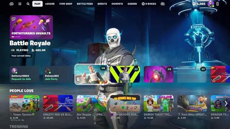 Fortnite Weird Lobby Glitch Youtube