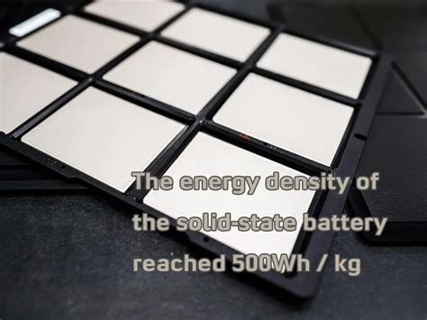 Energy Density Of Solid State Battery Reached 500 Wh Kg Tycorun Energy