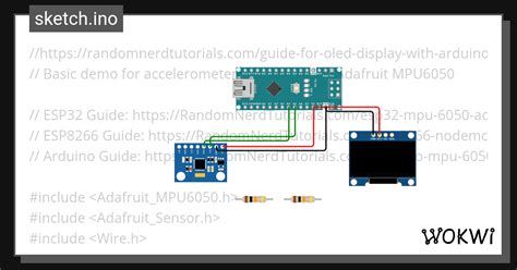 Gyro Add On Wokwi ESP32 STM32 Arduino Simulator