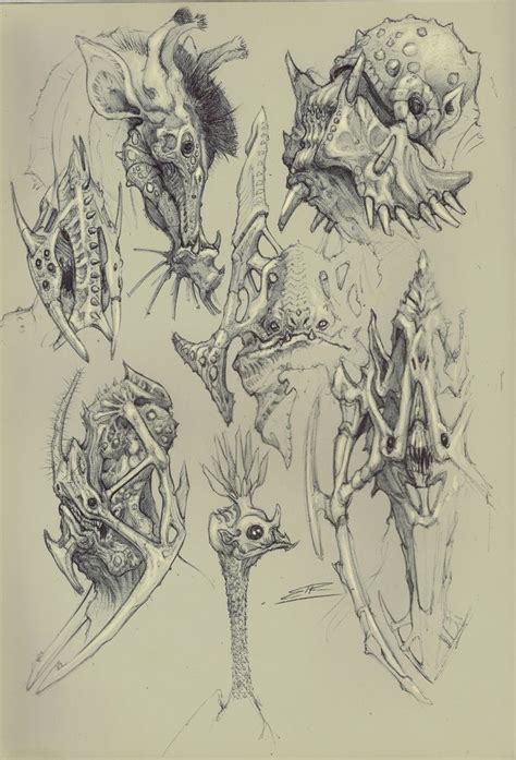 Sketchbook Creature Concept Art Monster Sketch Monster Concept Art