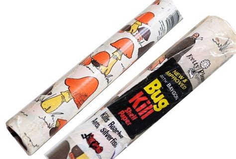 Mushroom Bug Kill Shelf Paper Kitchen Vintage Flour Sugar Etsy