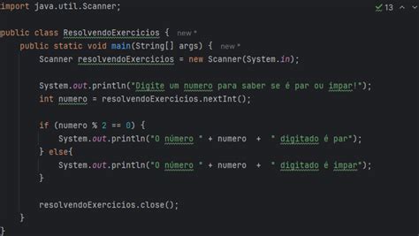 Projeto Verificando Se Um Numero é Par Ou Impar Praticando Java Condicionais If E Else