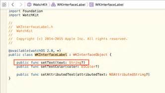 Swift How To Get The Text Out Of A Wkinterfacelabel Stack Overflow