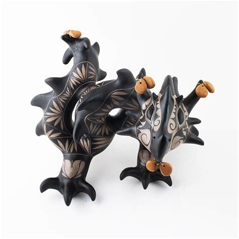 Serpent Figurine By Lisa Holt And Harlan Reano Blue Rain Gallery
