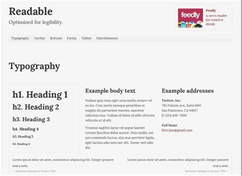 20 Beautiful Twitter Bootstraps Templates