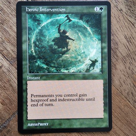 Heroic Intervention 1 Ultimate Mtg Proxy Abyss Proxy Shop