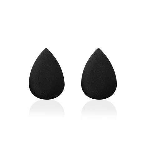 Pac Cosmetics Mini Sponge Set Water Drop Black 2 Pc