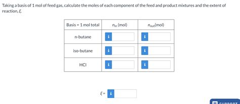 Solved N Butane Is Converted To Isobutane In A Continuous