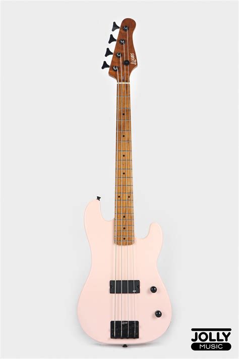 Luxars S Kb20 4 String Mini Bass Guitar Shell Powder Pink Jolly Music