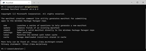 Windows Package Manager 11 Windows Command Line