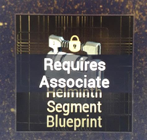 What Does Requires Associate Mean Warframe