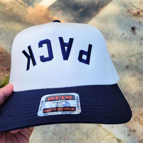 Upside Down Text Hat Etsy
