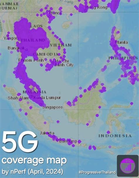 📶 5g Coverage Map In Asean Region By Nperf As Of 6 April 2024… Dr