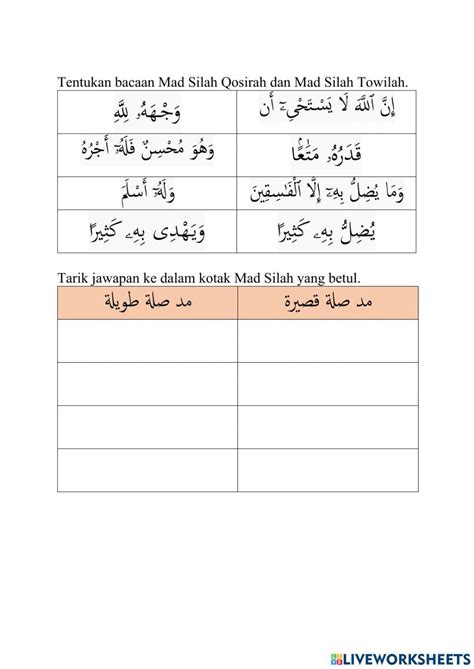 Mad Silah Free Interactive Worksheets 1424645