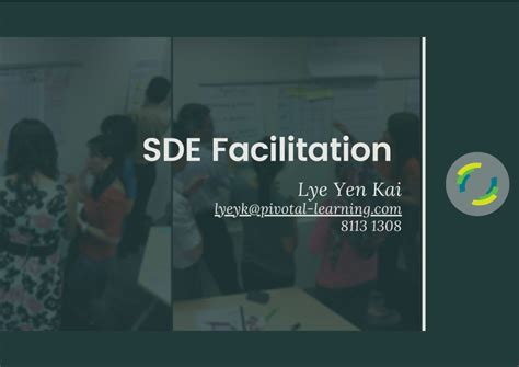 Sde Facilitation Pivotal Learning Pte Ltd