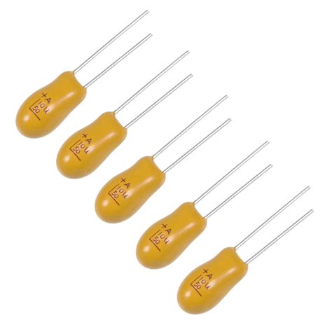 10uf 35v Tantalum Dip Capacitor Pack Of 5 Robotools