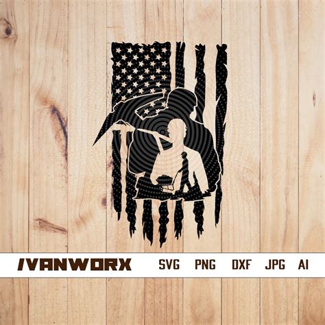 Us Mining Scene Svg Us Miner Svg Mining Scene Miner Scene Png Miner Png
