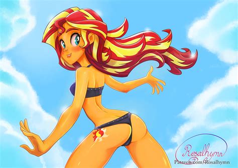 Sunset Shimmer Carefree Sfw Version By Rosalhymn Hentai Foundry