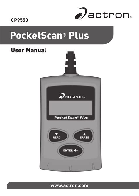 Actron Cp9550 User Manual