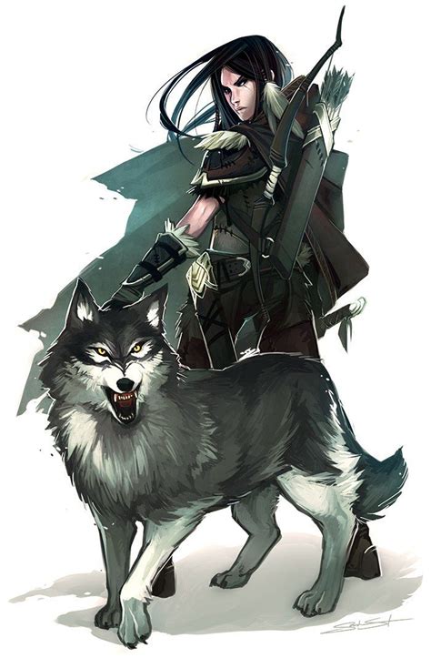 Elven Ranger Wolf