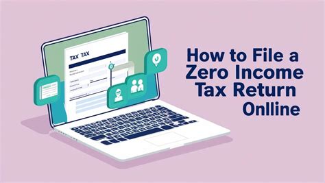 How To File Zero Income Tax Return Online In 5 Simple Steps Finlecture