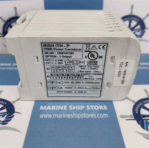 Rish Con P Trms Power Transducer Marine Ship Store