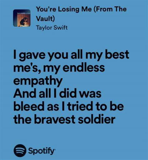Taylor Swift Youre Losing Me Lyric Em 2024 Musica