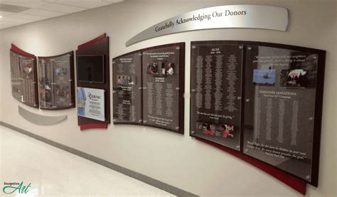 Donor Wall Gallery Enhances Organizational Relationships