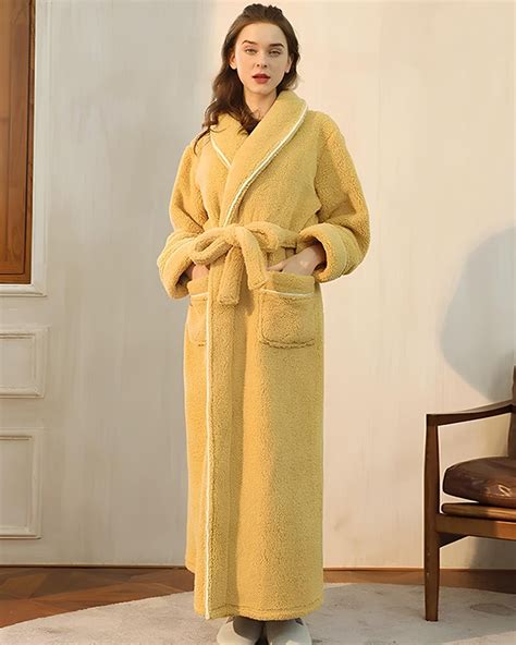 Peignoir Polaire Femme à Texture Déponge Mille Et Une Nuisette