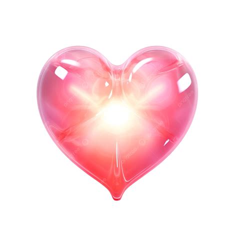 Happy Valentine Day Glowing Heart Valentine Love Art Heart Light Png