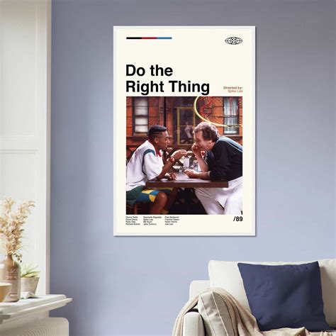 Do The Right Thing Movie Poster Spike Lee Retro Movie Print Citiesbox