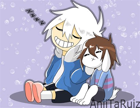 Sans X Frisk Overtale By Aniitaruiz On Deviantart
