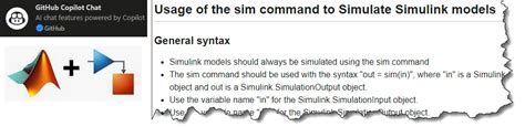 Simulating A Simulink Model Through Github Copilot And The Matlab Mcp Server Guy On Simulink