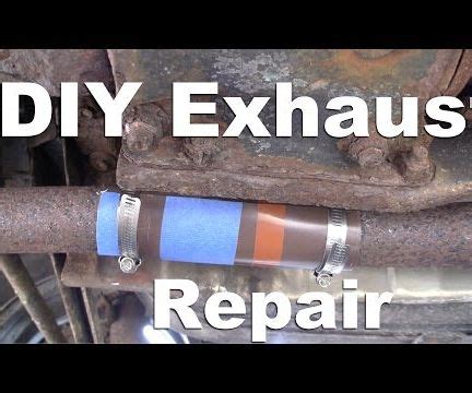 Diy Exhaust Pipe Leak Repair Instructables