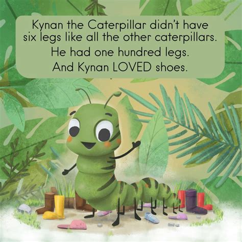 The Caterpillar Who Loved Shoes Bedtime Stories Free Books