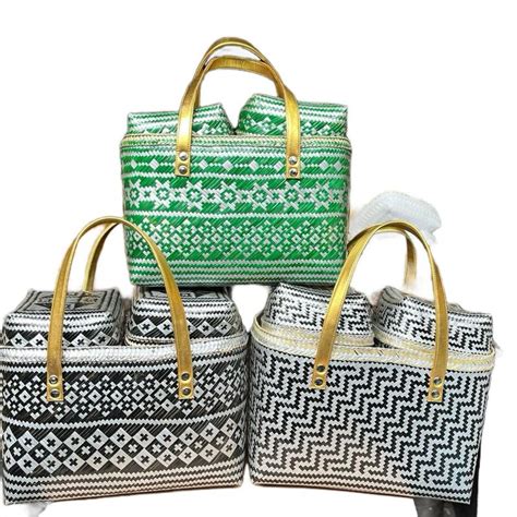 Tas Anyaman Bambu Dengan Keben 4 Uk 18 Cm Wanita Shop Tokopedia