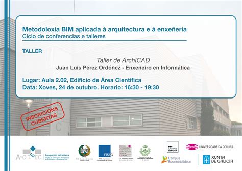 Metodoloxía Bim Aplicada á Arquitectura E á Enxeñería Taller De Archicad