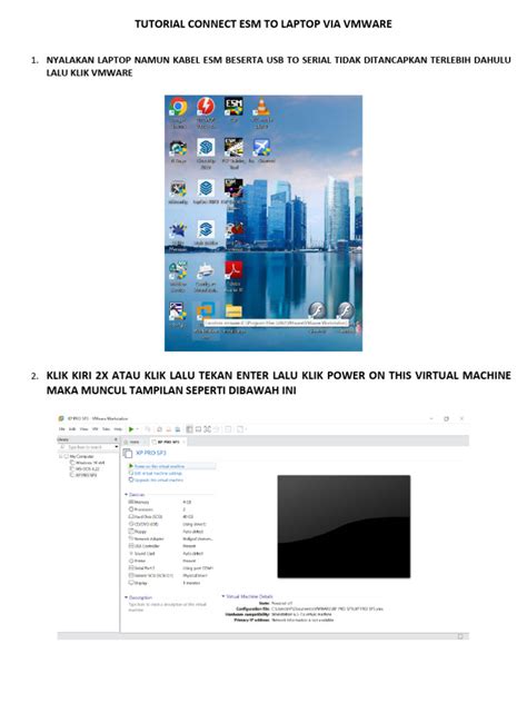 Tutorial Connect Esm To Laptop Via Vmware And Calculate Wki Pdf