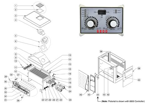 Minimax Nt Tsi Dual Knob 6800 Controller Heater Parts E Z Test Pool