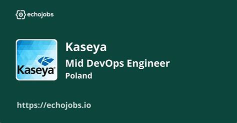 Kaseya Is Hiring Midsenior Devops Engineer Poland Docker Kubernetes