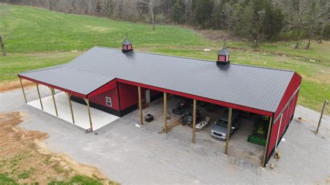 Pole Barn Foundation Plan 566 One Car Pole Building 16x20x8