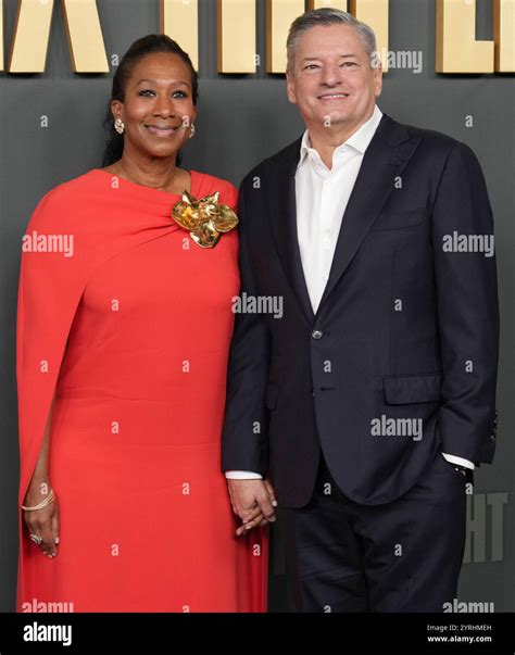 Los Angeles Usa 03rd Dec 2024 L R Nicole Avant And Ted Sarandos