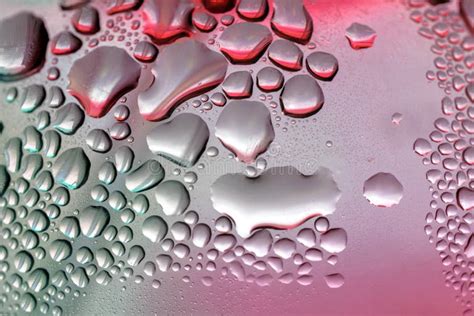 Color Water Drops Background Stock Image Image Of Closeup Science