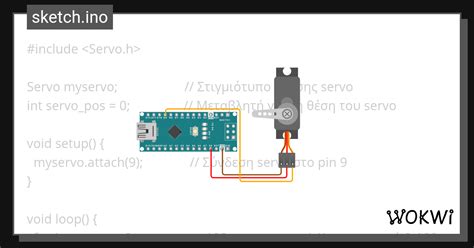 Servo Ino Wokwi ESP32 STM32 Arduino Simulator