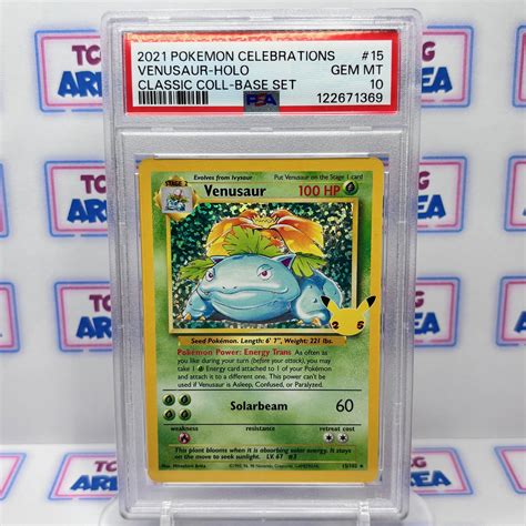 Psa 10 Venusaur 15102 Holo Pokémon Célébrations 25 Ans